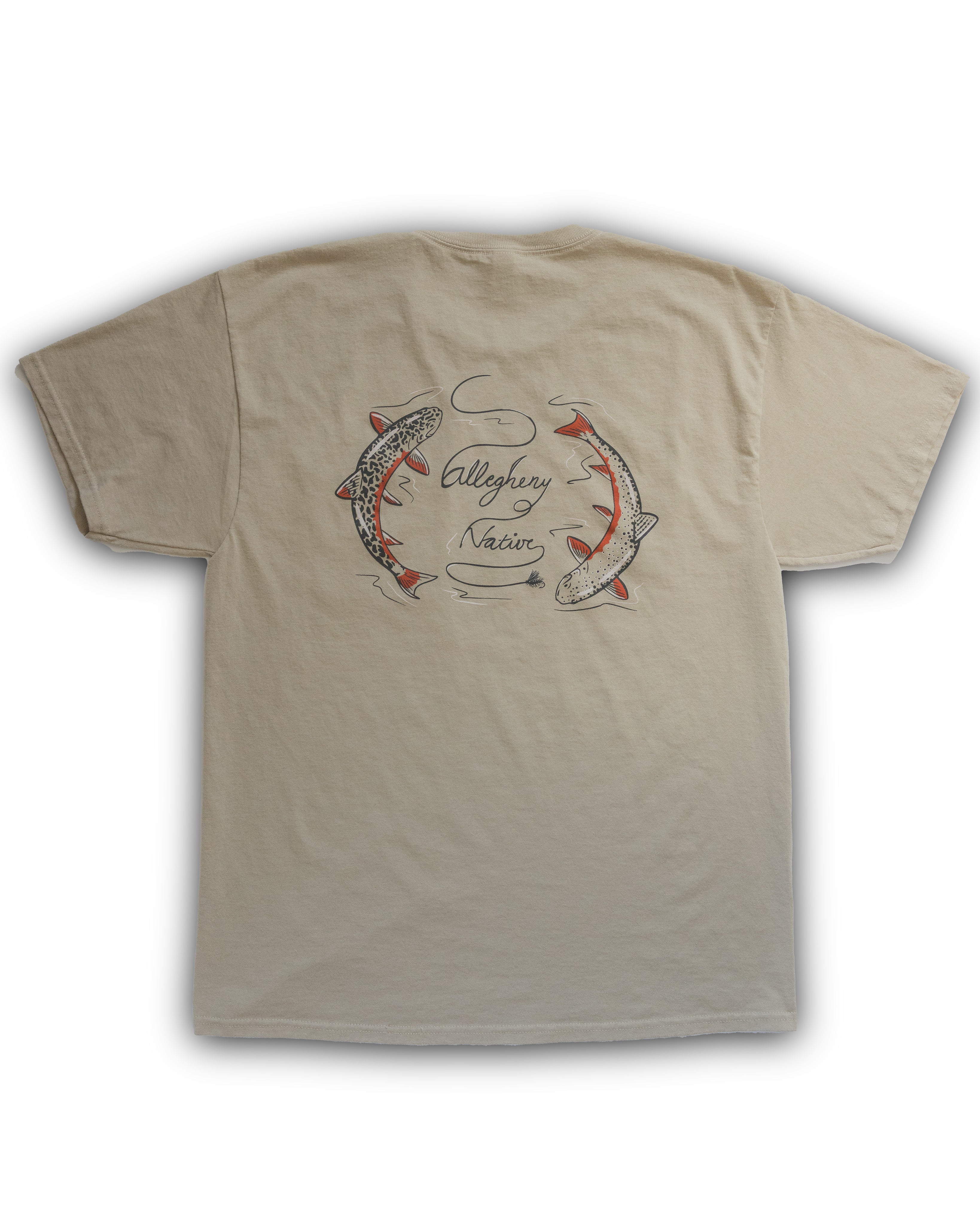 Allegheny Native Swirling Brookies Pocket T Shirt – Allegheny Native Films